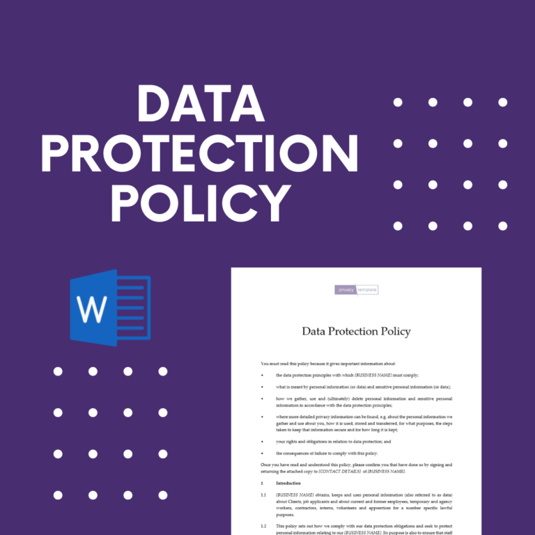 Privacy & Security Templates - Ensure Compliance with Our Selection of ...