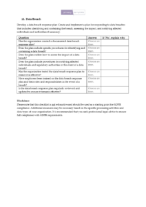 GDPR Compliance Checklist - privacytemplate.com